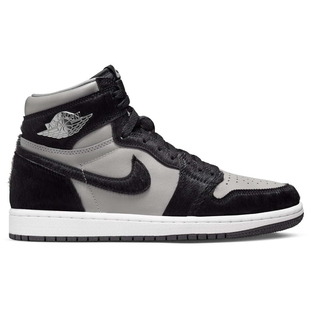 Womens Air Jordan 1 Retro Hi OG - Medium Grey/Black/White – Feature