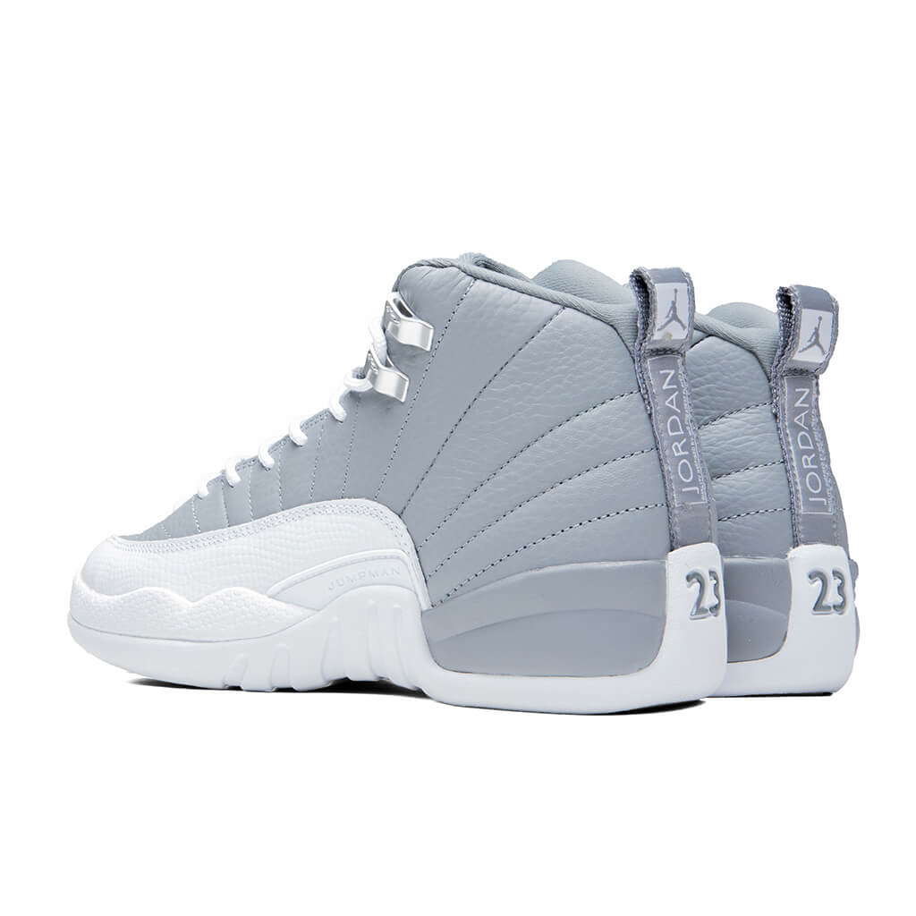 Air Jordan 12 Retro (GS) - Stealth/White/Cool Grey – Feature