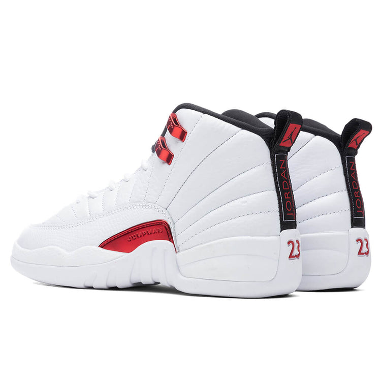 Air Jordan 12 Retro (GS) "Twist" - White/University Red – Feature
