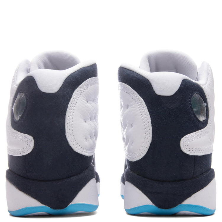 Air Jordan 13 Retro (GS) 'Obsidian' - White/Dark Powder Blue – Feature