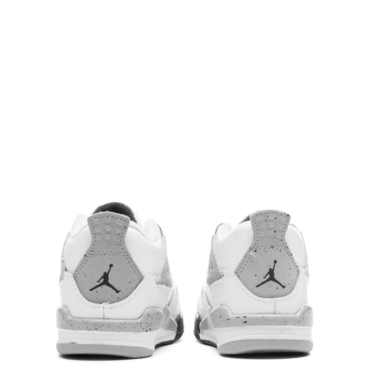 Air Jordan 4 Retro (TD) - White/Midnight Navy/Light Smoke Grey – Feature