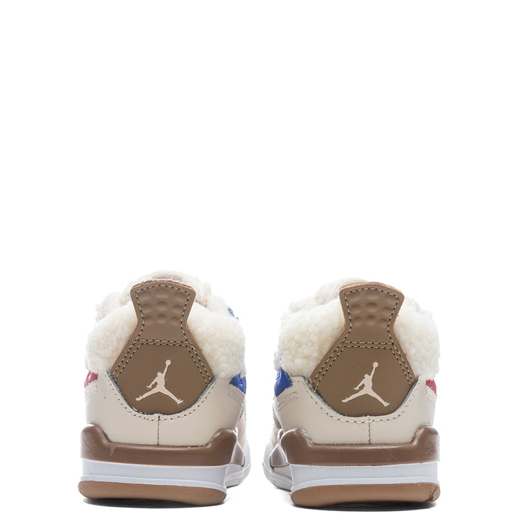 Air Jordan 4 Retro (TD) - Pearl White/Dark Driftwood – Feature