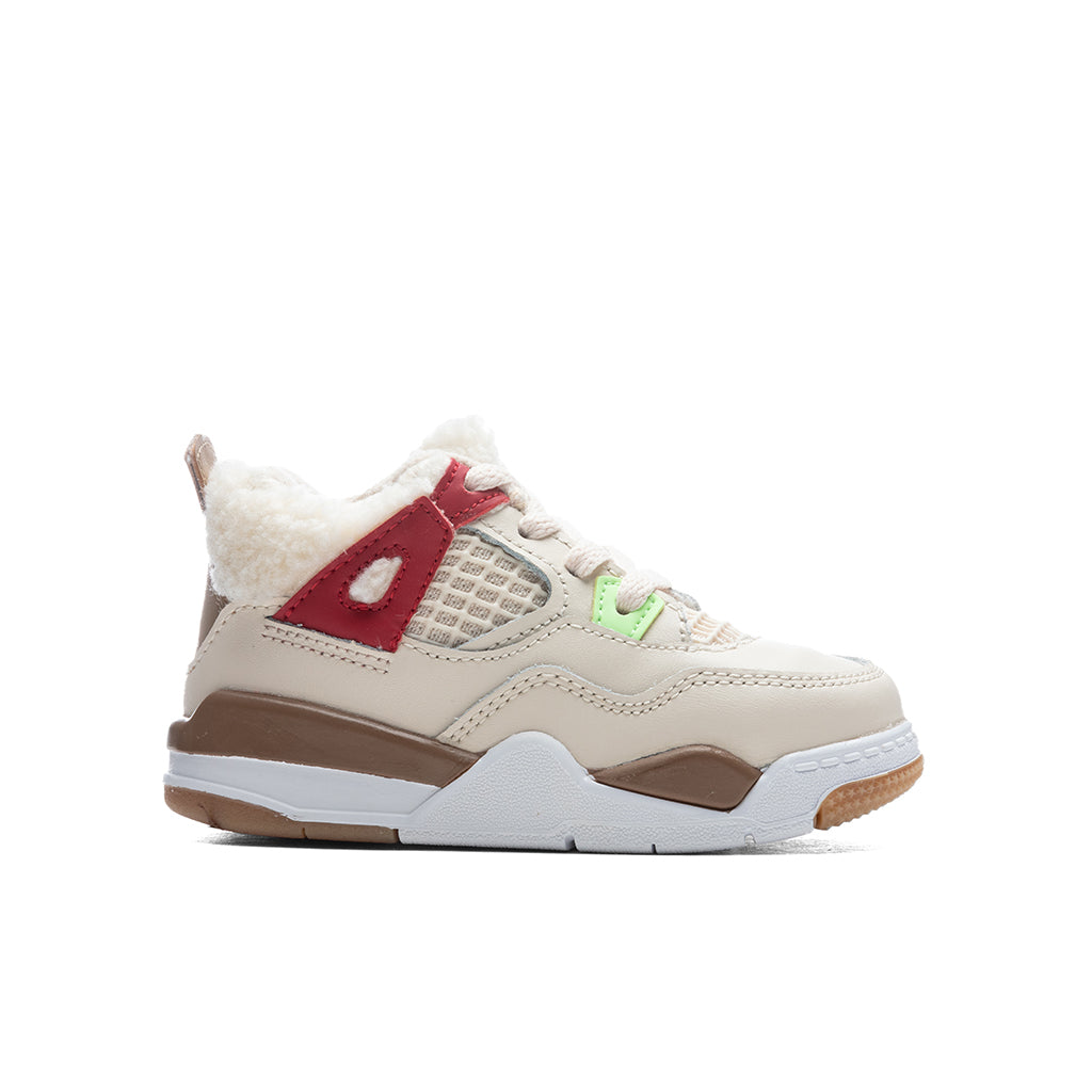 Air Jordan 4 Retro (TD) - Pearl White/Dark Driftwood – Feature