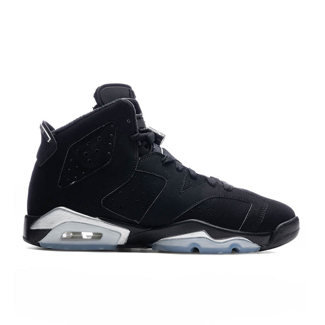 Air Jordan 6 Retro (GS) - Black/Metallic Silver/Black – Feature
