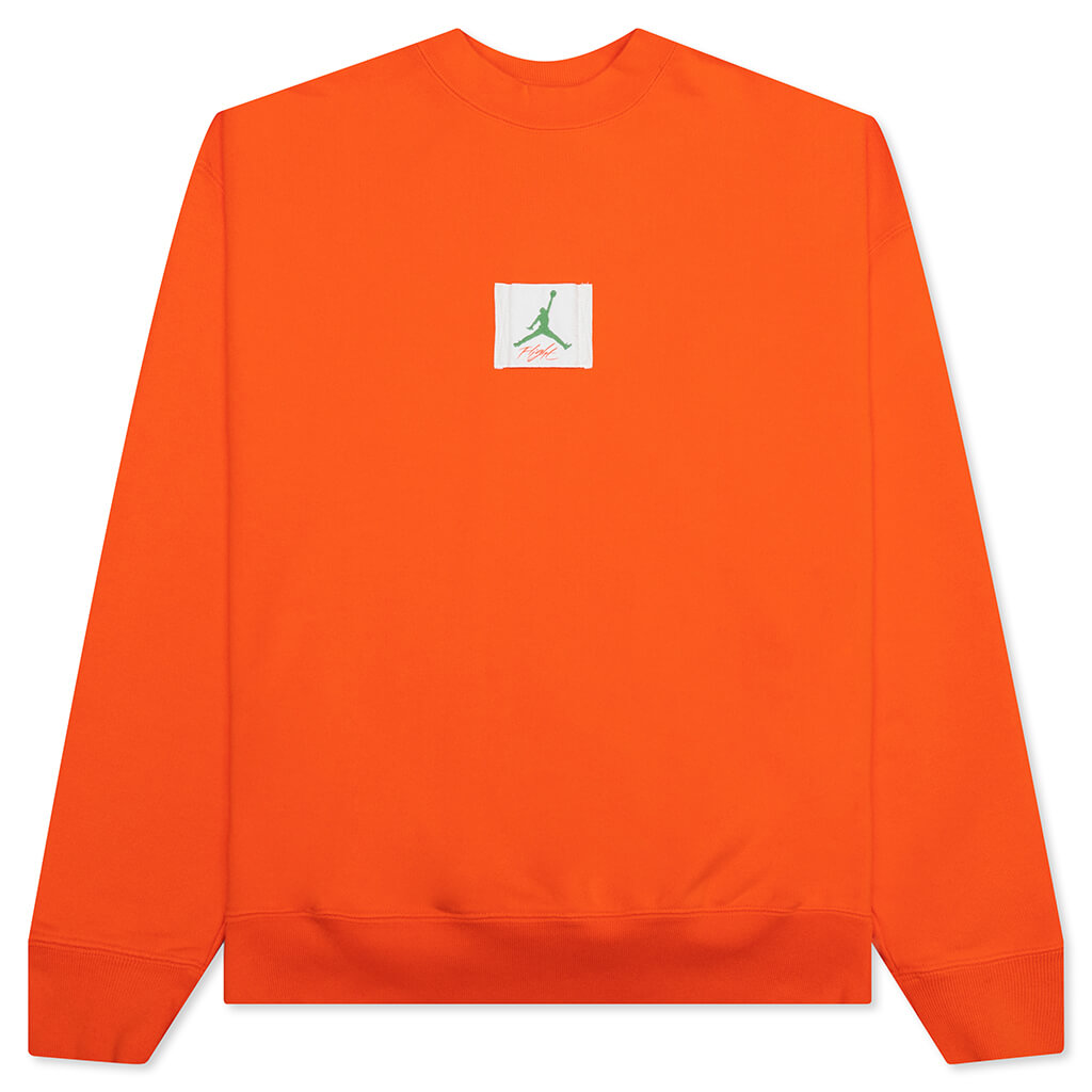 Air Jordan x Titan Women's SP IFC Crew T22 - Safety Orange/Chlorophyll ...