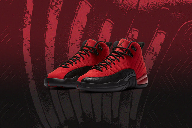Air Jordan 12 Retro (GS) - Varsity Red/Black – Feature