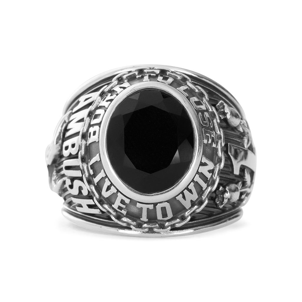 Class Ring - Silver/Black – Feature