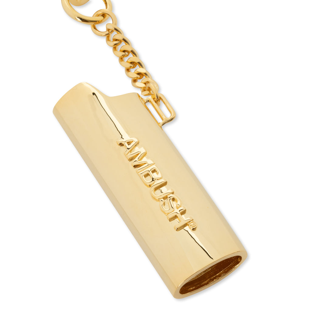 Logo Lighter Case Key Chain L - Gold – Feature