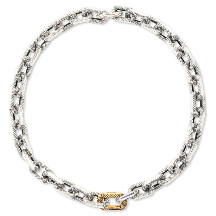 Texture Chain Necklace - Silver – Feature