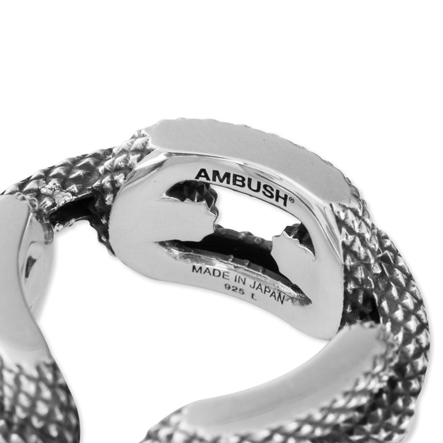Textured Chain Ring - Silver – Feature