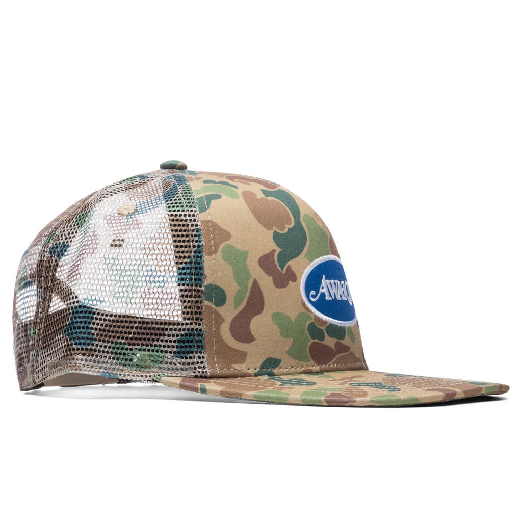 Awake Classic Logo Trucker Hat - Duck Camo – Feature