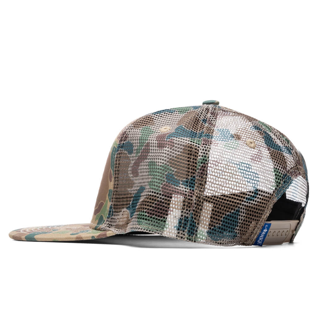 Awake Classic Logo Trucker Hat - Duck Camo – Feature