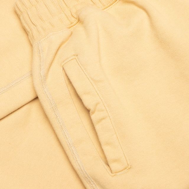 Awake Classic Outline Logo Paneled Embroidered Sweatpants - Mustard ...