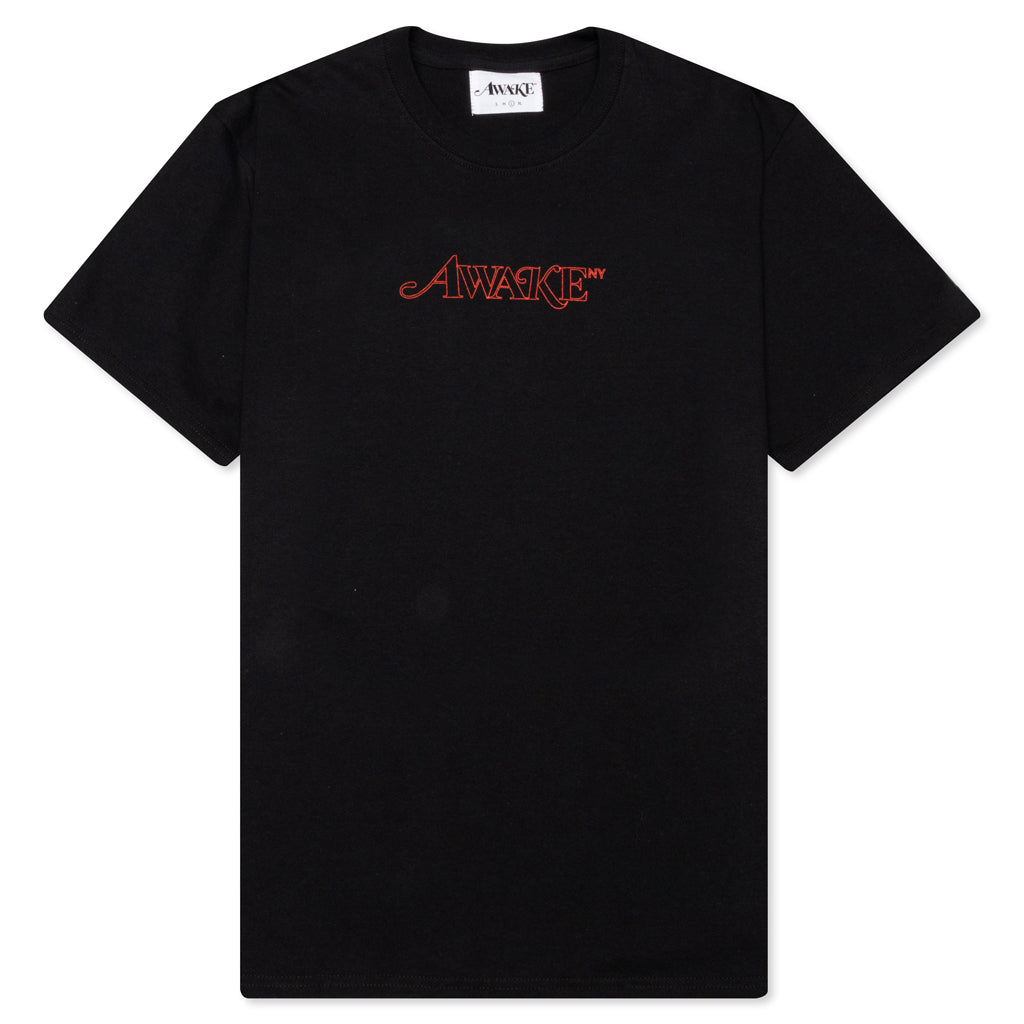 Awake Classic Outline Logo S/S Tee - Black – Feature