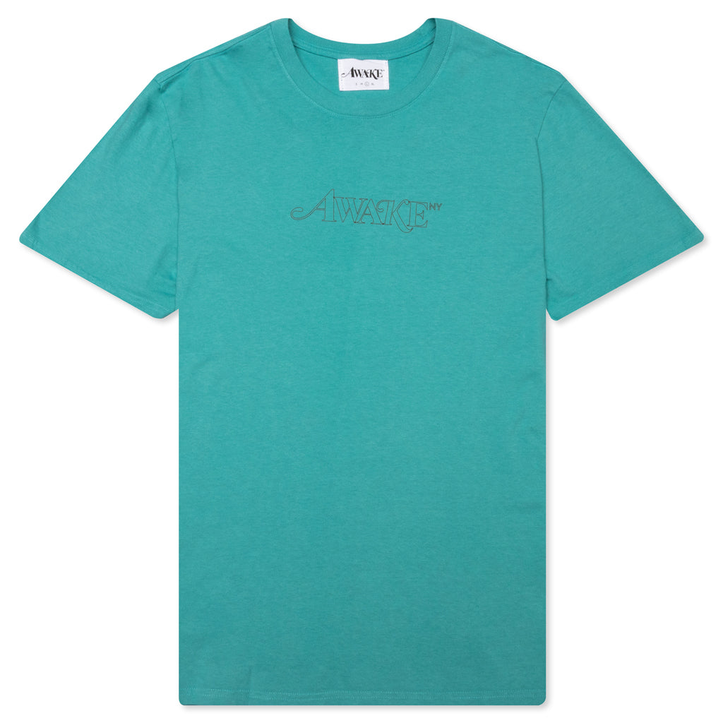 Awake Classic Outline Logo S/S Tee - Teal – Feature
