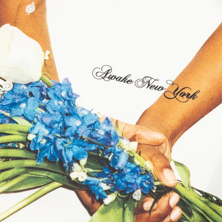 Awake Flowers Silk Shirt - White – Feature