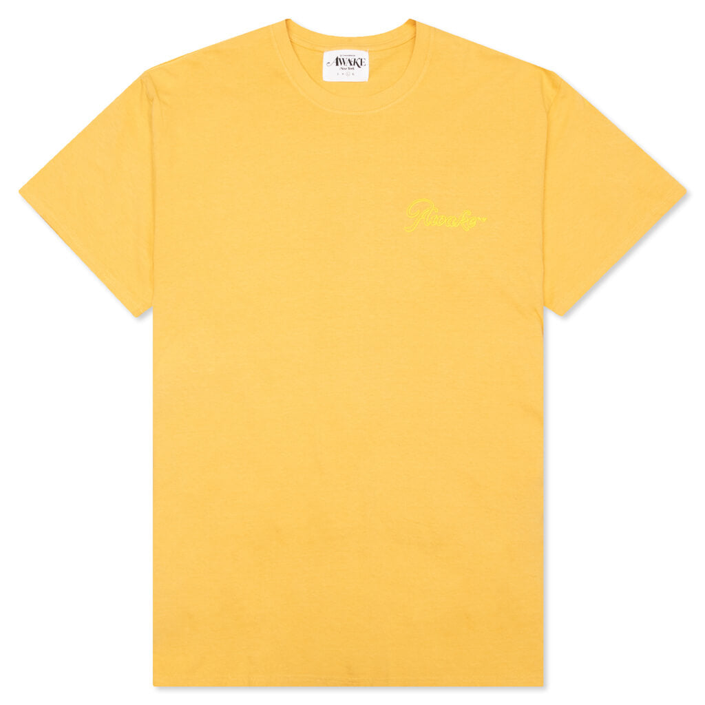 Awake Logo Tee - Yellow – Feature