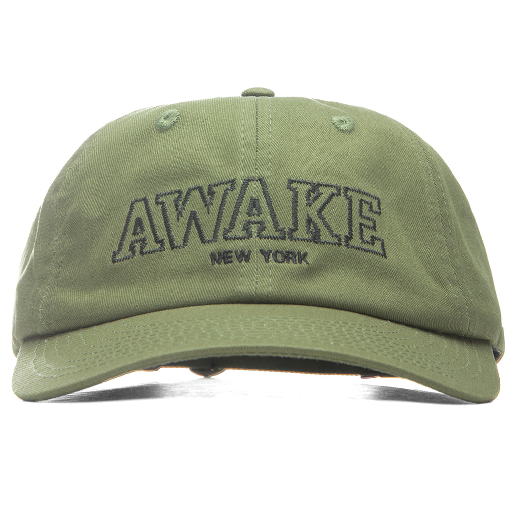 Awake Military Logo 6 Panel Hat - Olive – Feature