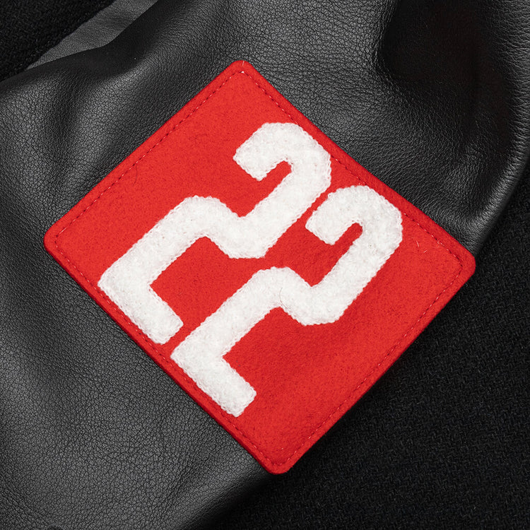 Corazon Varsity Jacket - Black/Black – Feature