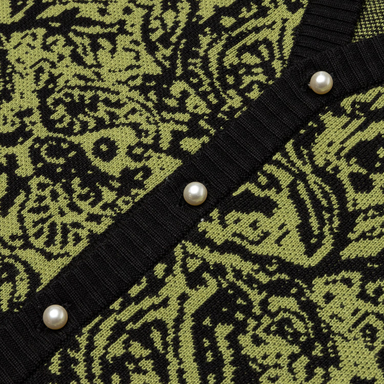 Awake Paisley Cardigan - Black – Feature