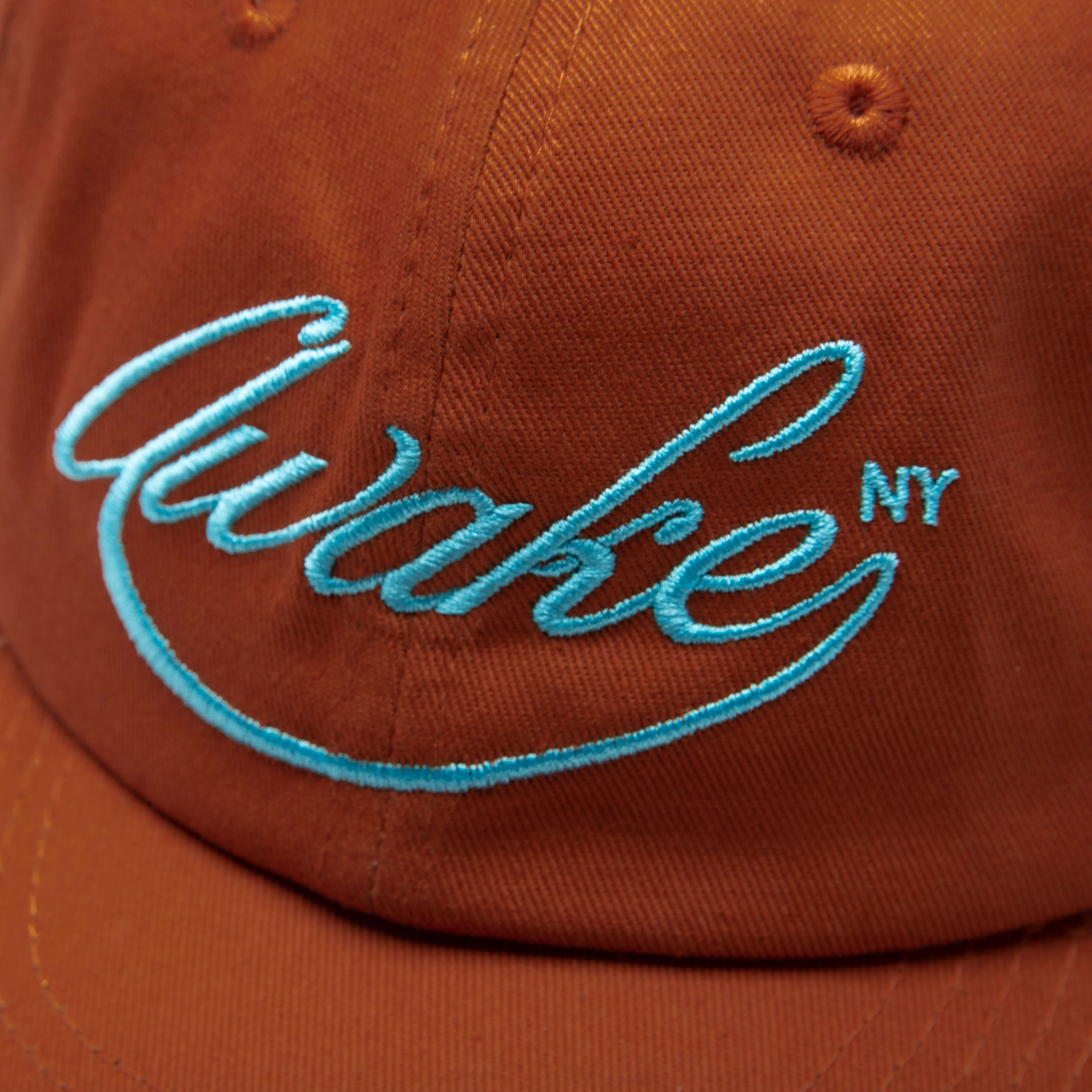 Awake Script Logo 6-Panel Hat - Rust – Feature