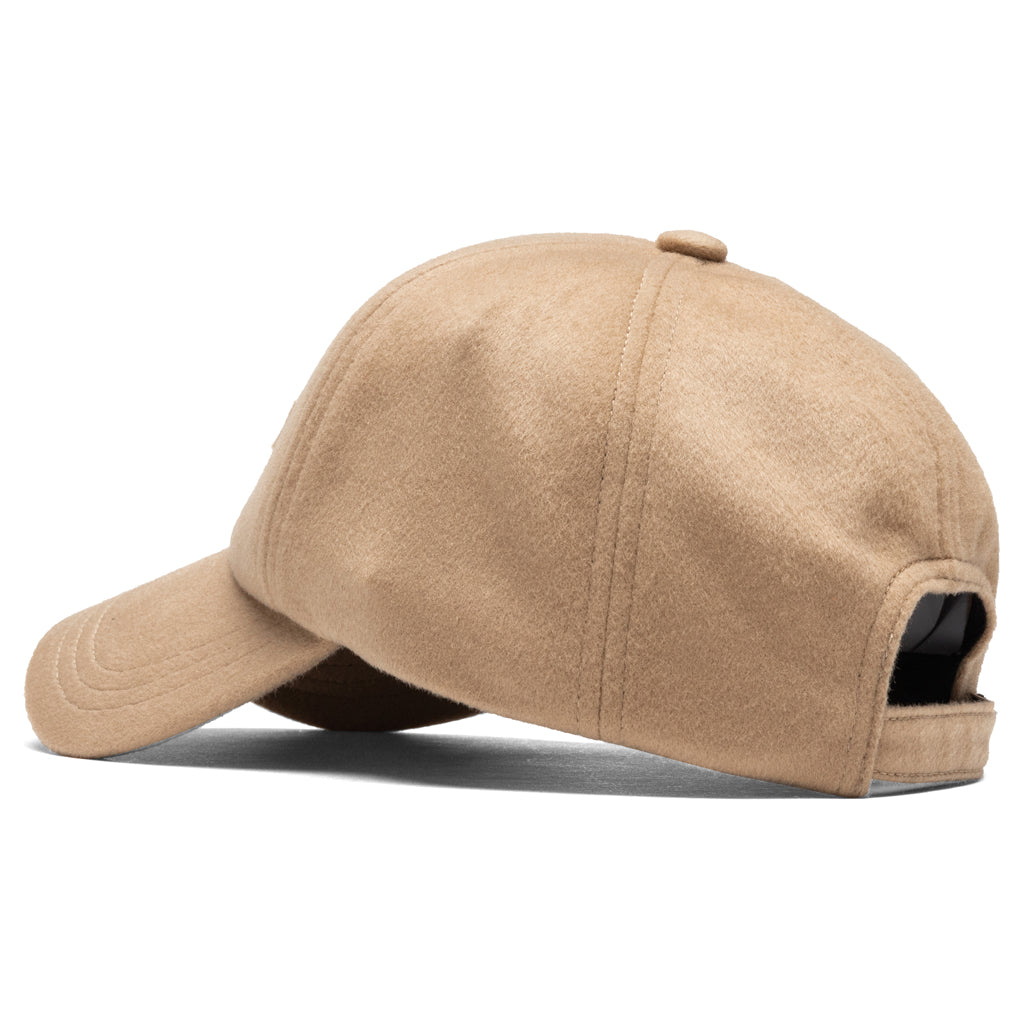 Embossed Wool & Cashmere Cap - Beige – Feature