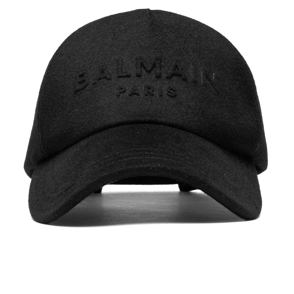 Embossed Wool & Cashmere Cap - Black – Feature