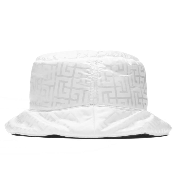 Padded Monogram Reversible Bucket Hat - Blanc/Noir – Feature