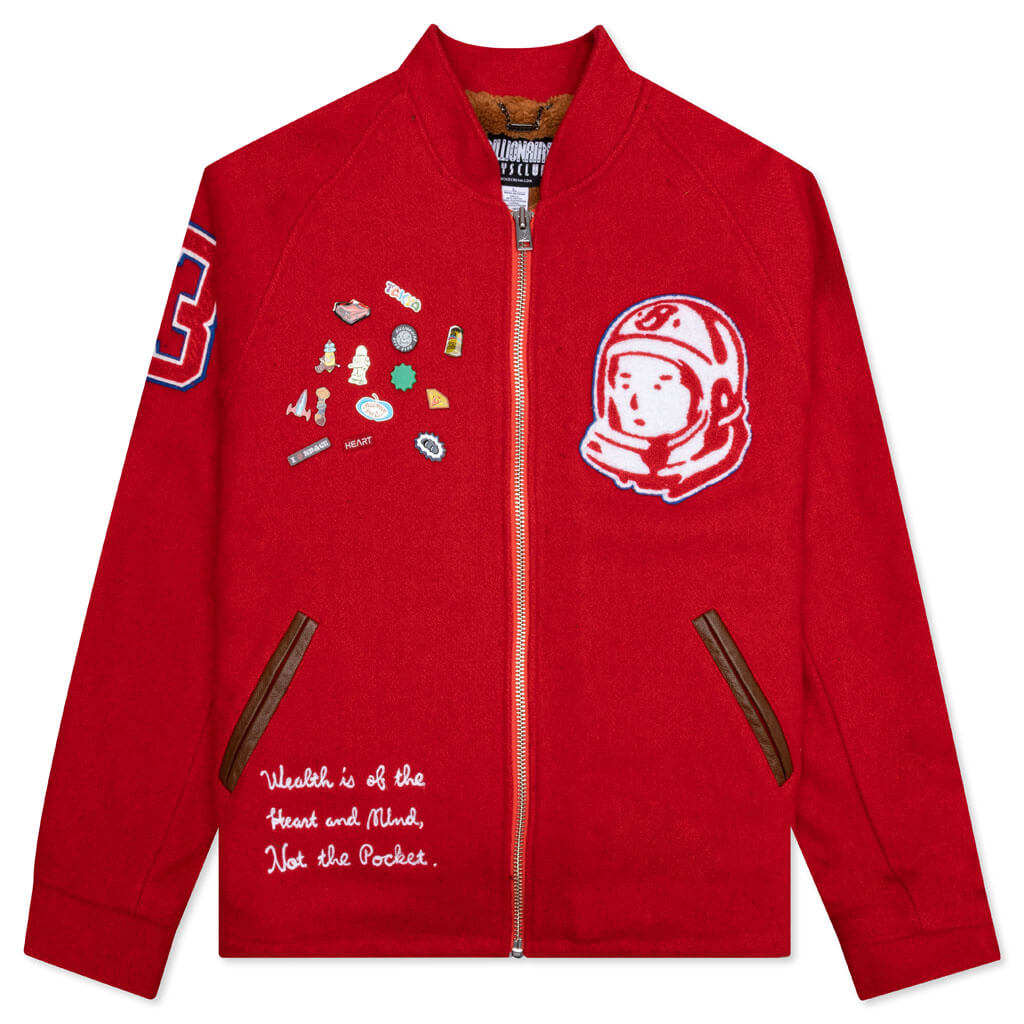 Helmet Varsity Jacket - Red – Feature