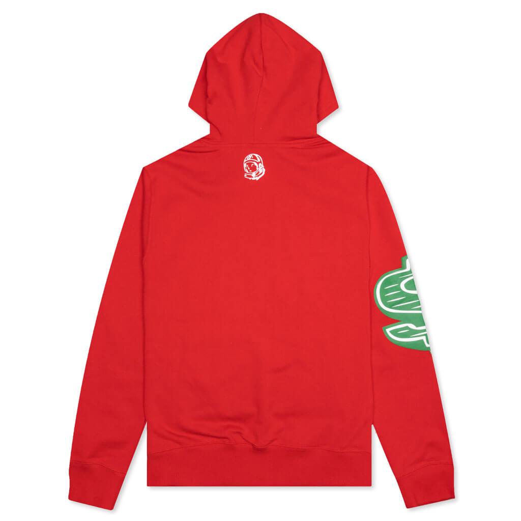 Straight Font Hoodie - Red – Feature