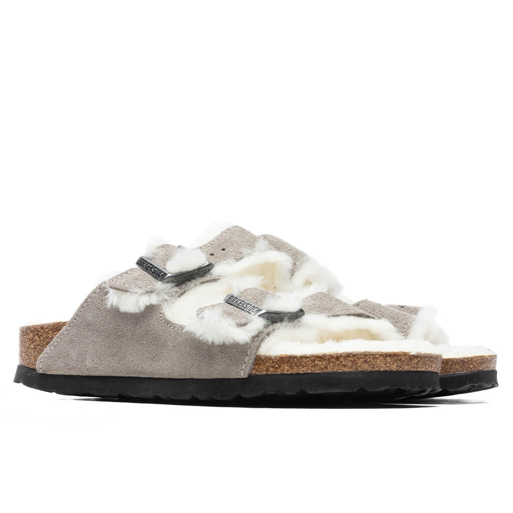 Women's Narrow Arizona Shearling - Stone Coin – Feature