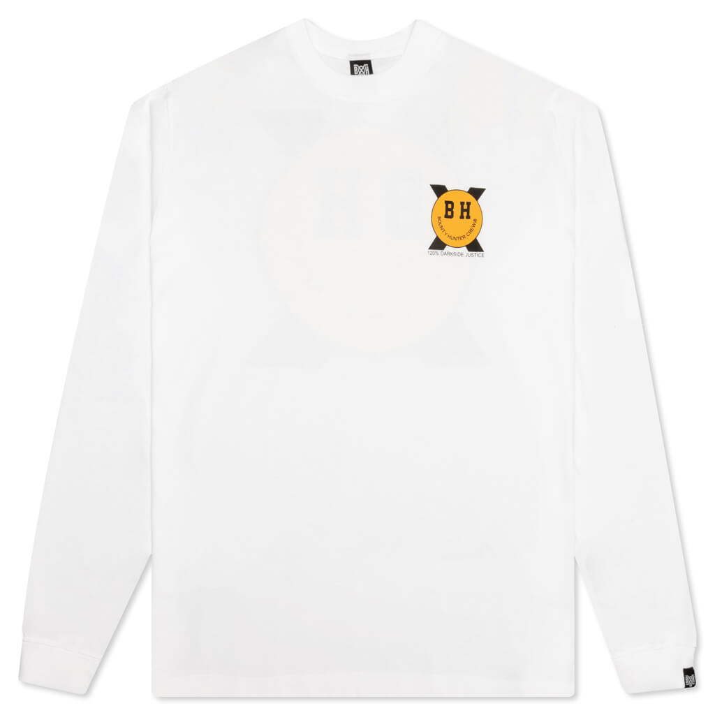 Niko L/S 티셔츠 - 화이트/블랙/옐로우 – Feature