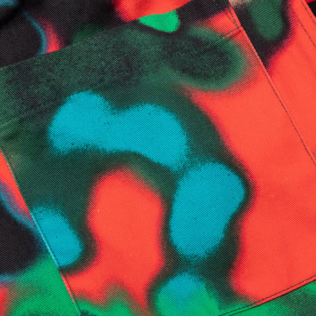 Amoeba Watercolor Beach Short - Green – Feature