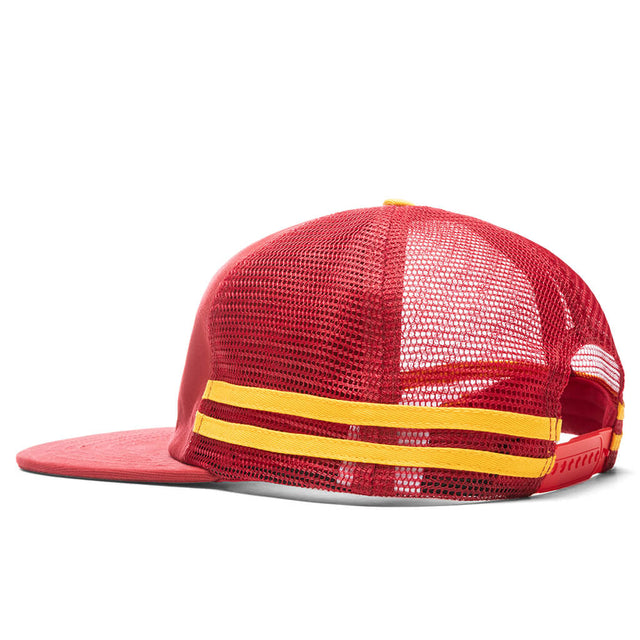 Grafix 5 Panel Trucker Cap - Red – Feature
