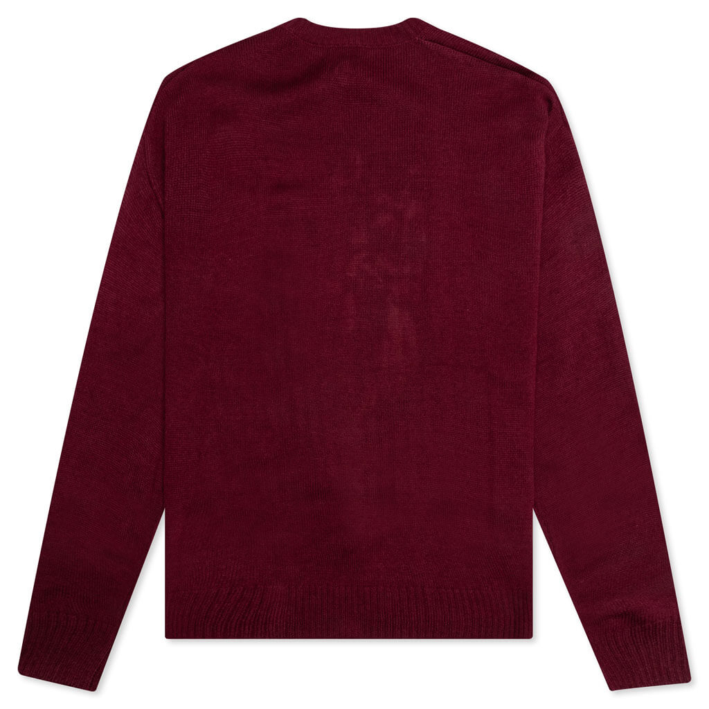 Meow Knit Sweater - Raspberry – Feature