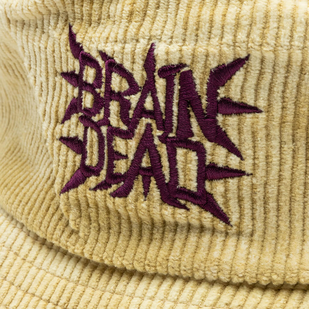 Spikey Bleached Cord Bucket Hat - Gold – Feature