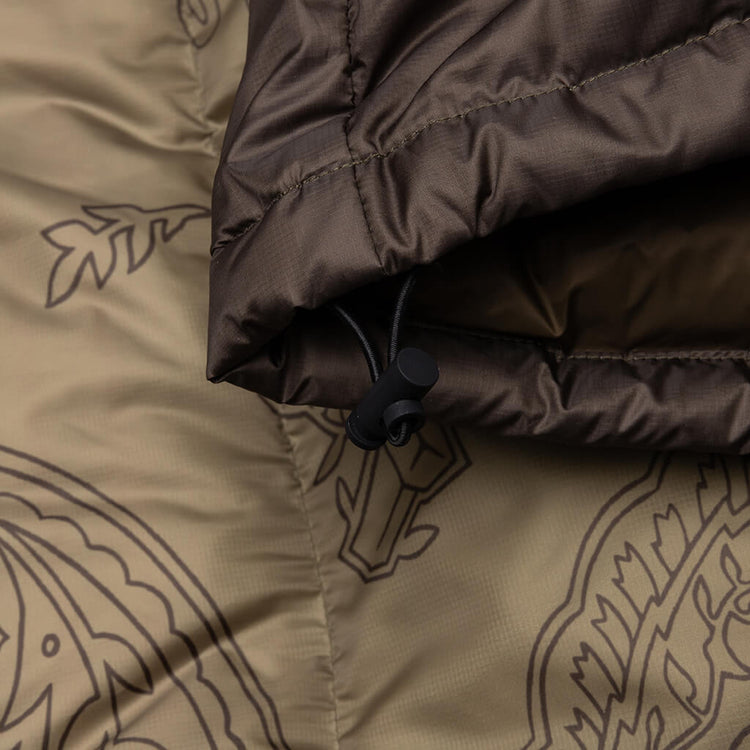 Felt x Bricks & Wood Paisley Butterfly Puffer - Olive – Feature