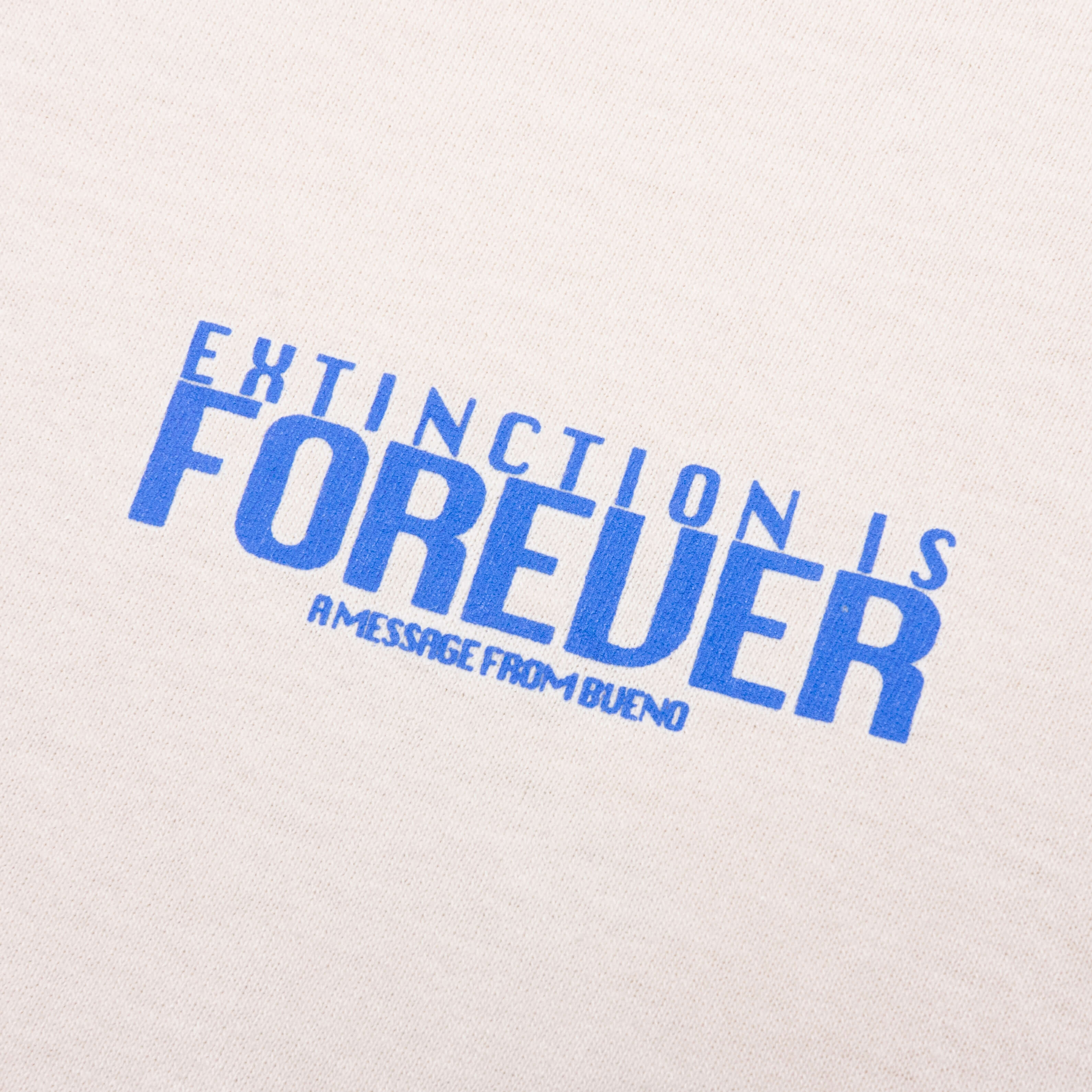 Extinction Is Forever Tee - Cream – Feature