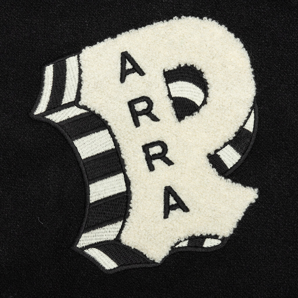 Cloudy Star Varsity Jacket - Black – Feature