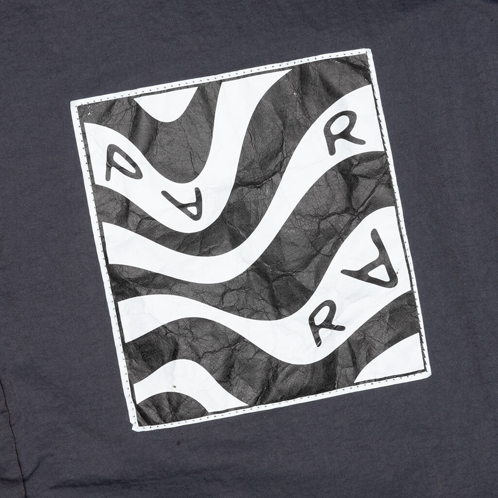 Distorted Logo Jacket - Stone Grey – Feature