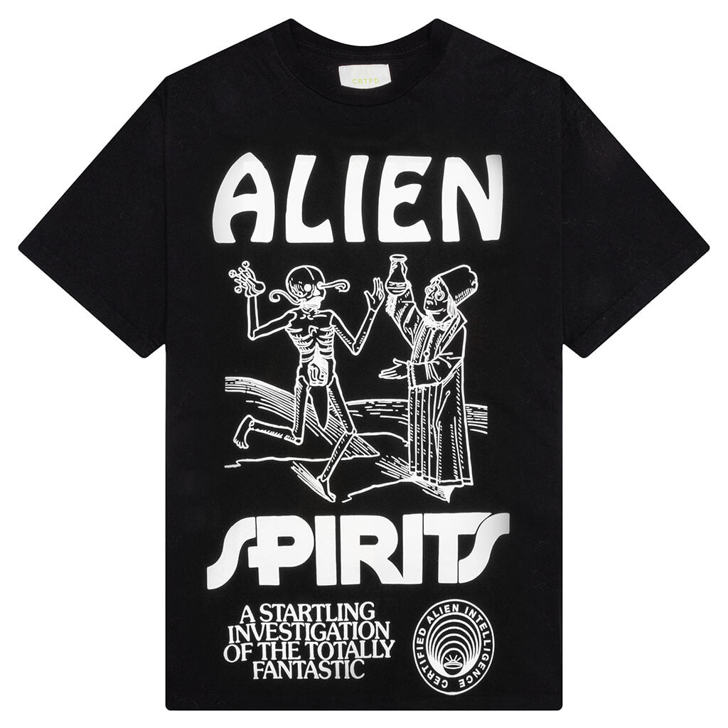 Alien Spirits 티셔츠 - 빈티지 블랙 – Feature