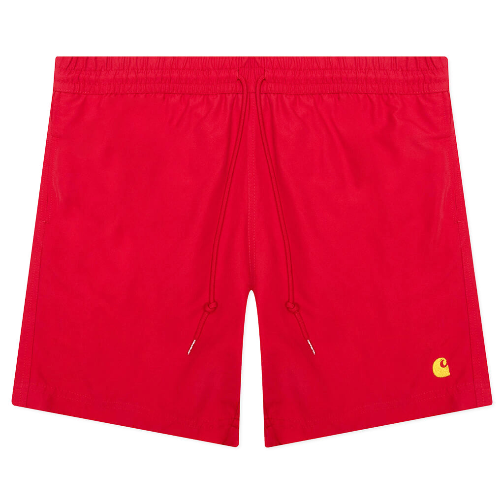Chase Swim Trunks - Cornel/Gold – Feature