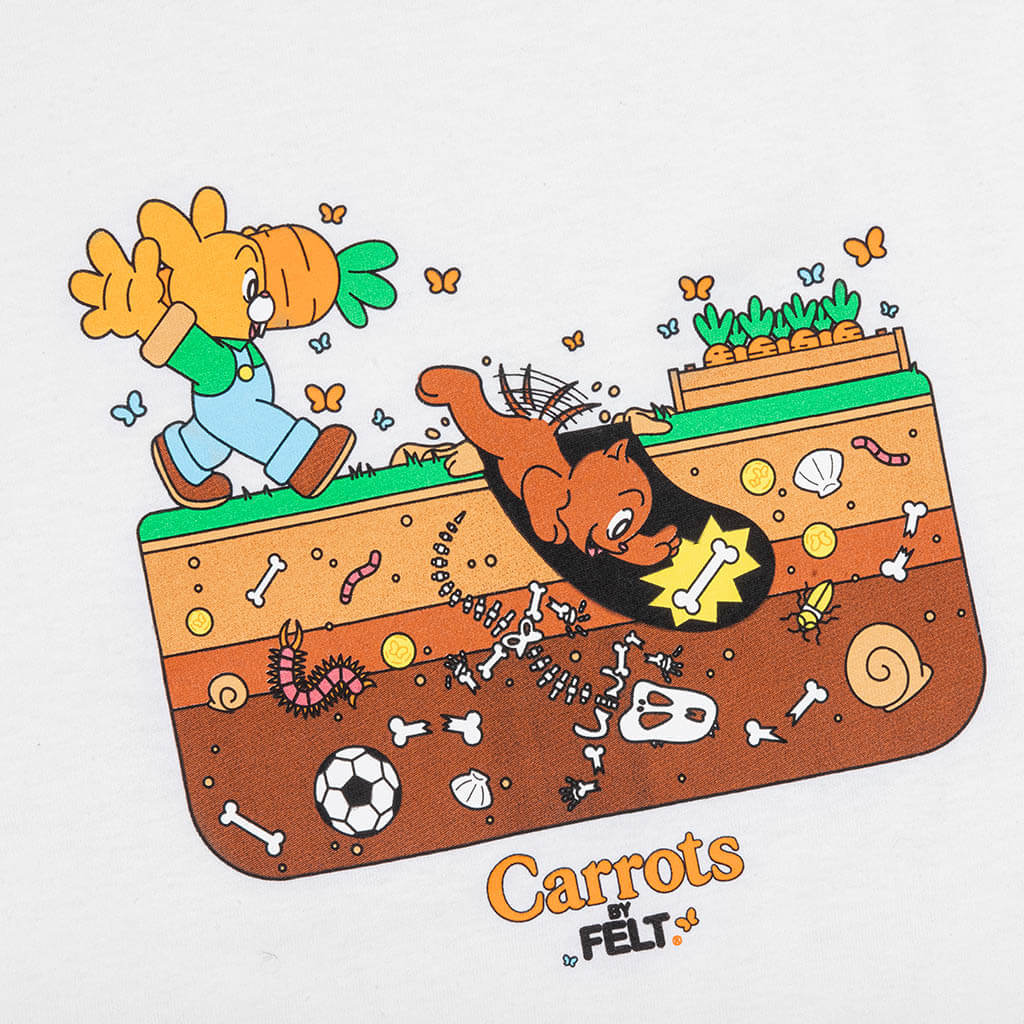 Carrots by Backyard Tee - White – Feature
