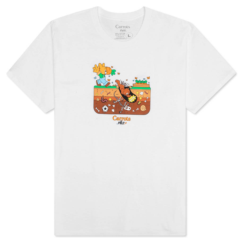 Carrots by Backyard Tee - White – Feature
