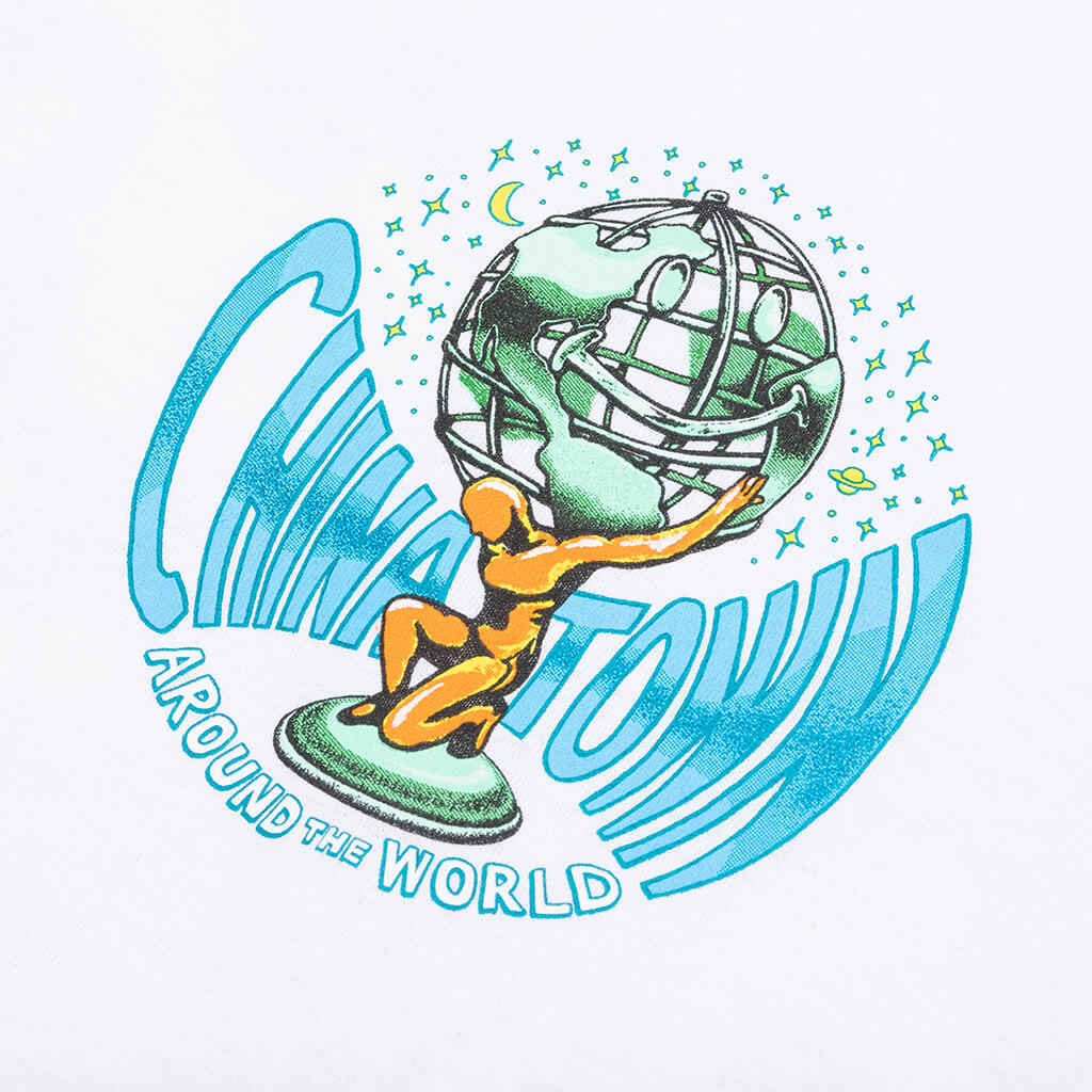 Chinatown Smiley Atlas T-Shirt - White – Feature