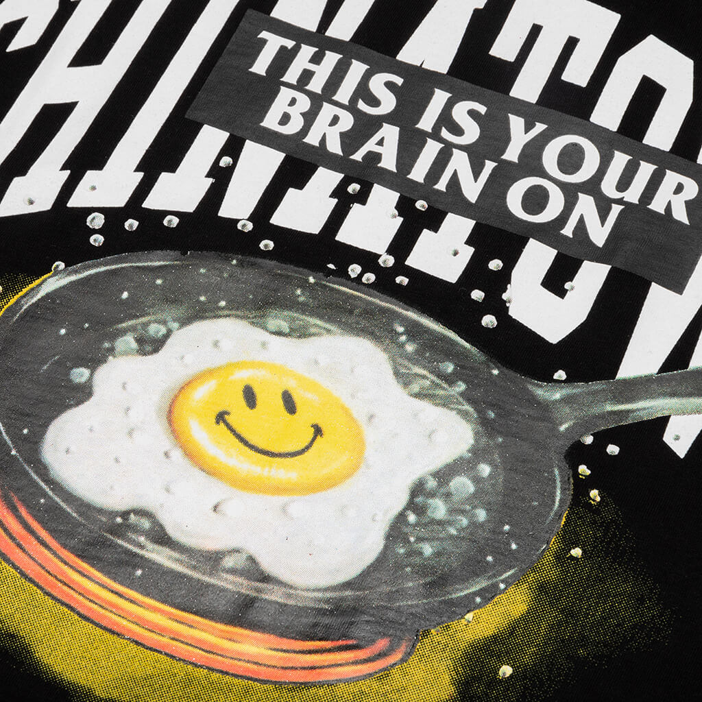 Chinatown Smiley Brain Fried Tee - Black – Feature