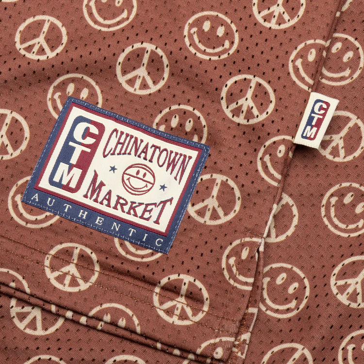 Chinatown Smiley Cabana Basketball Jersey - Brown – Feature