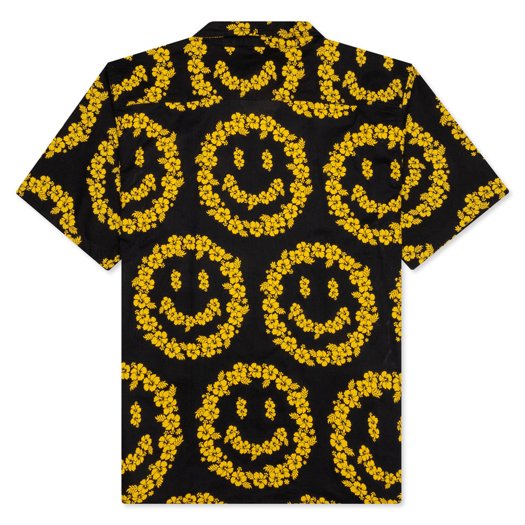 Chinatown Smiley Floral Shirt - Black – Feature