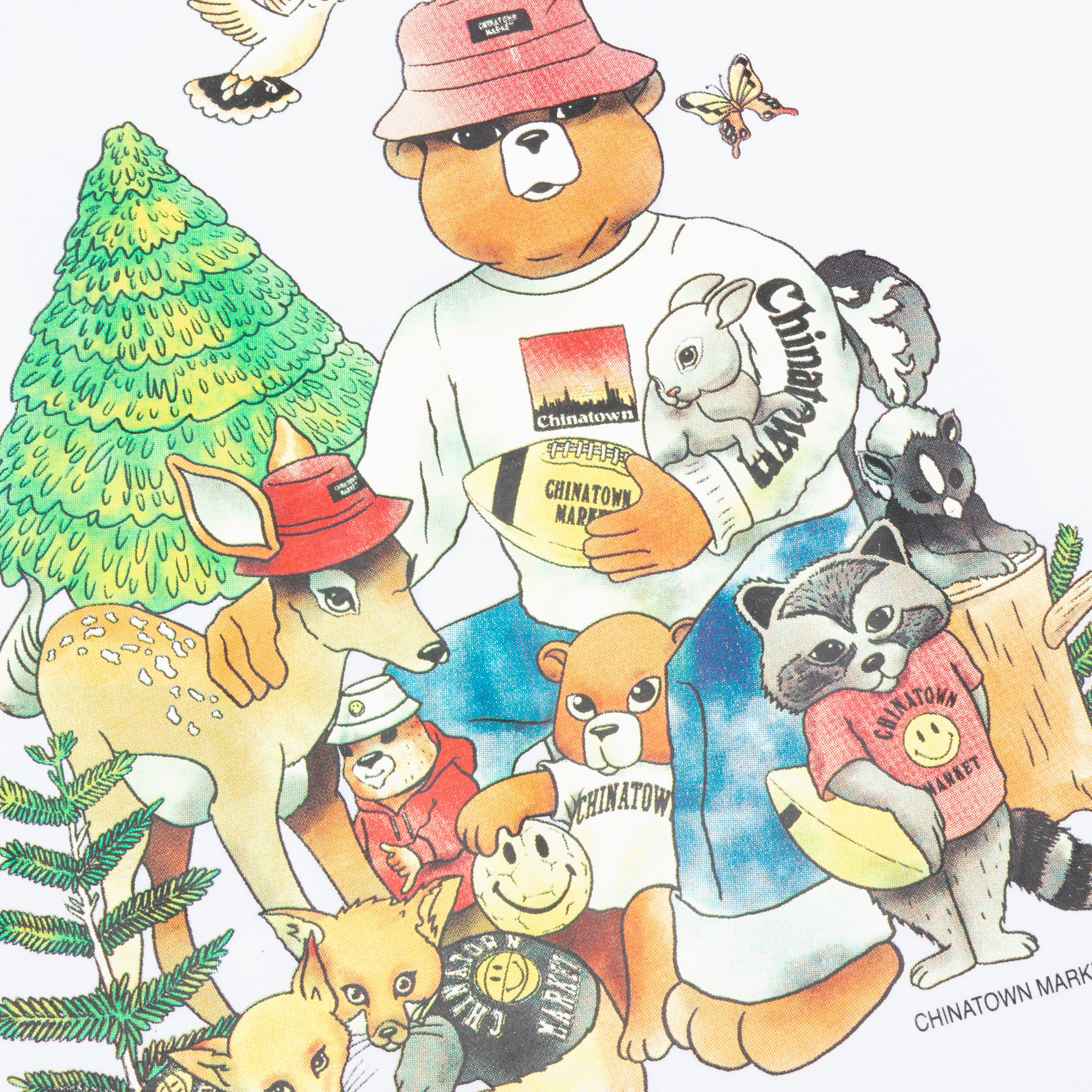 Chinatown Smiley Friends Tee - White – Feature
