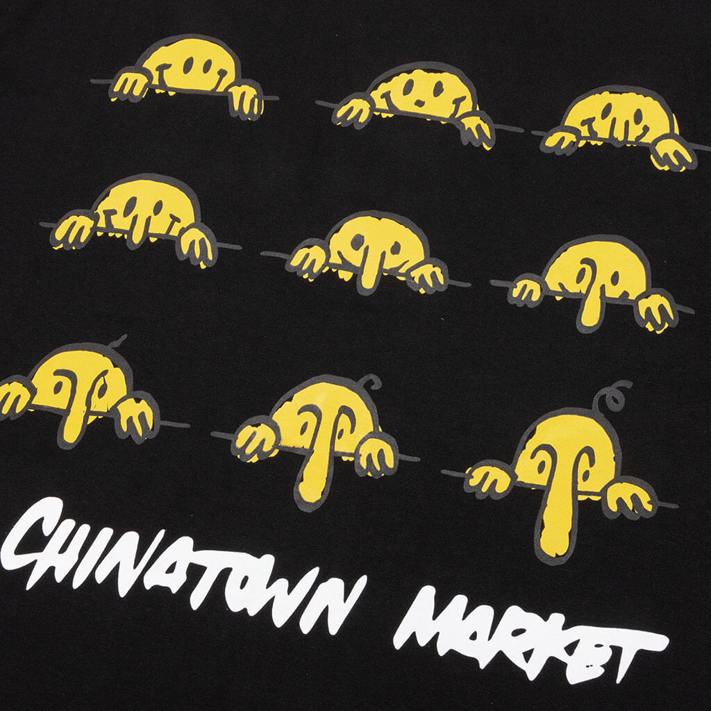 Chinatown Smiley Wuz Here Tee - Black – Feature